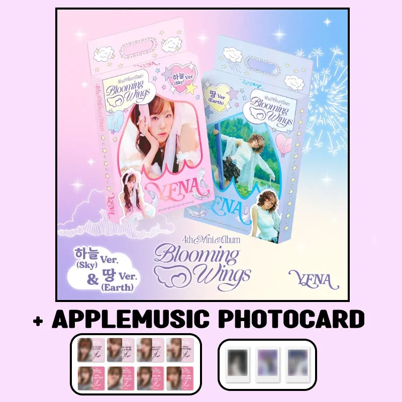 Yena 4th Mini Album - Blooming Wings + APPLEMUSIC Photocard – Choice Music LA