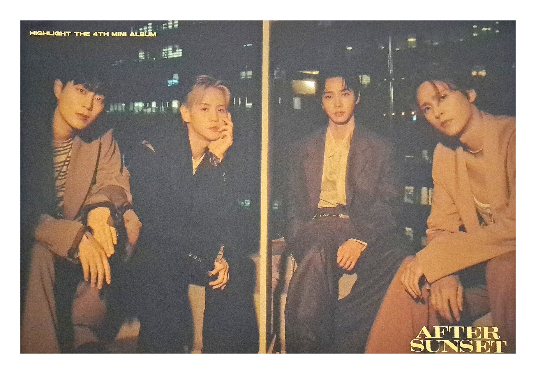 Highlight 4th Mini Album After Sunset Official Poster - Photo Concept – Choice Music LA