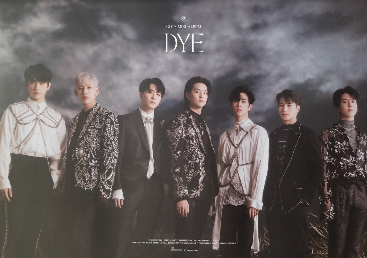 GOT7 Mini Album Dye Official Poster - Photo Concept 3 – Choice Music LA