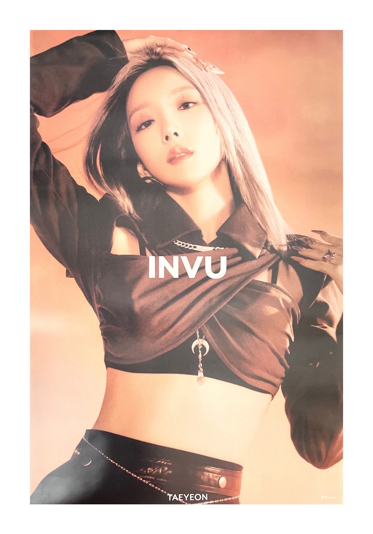 Taeyeon 3rd Album Invu Official Poster - Photo Concept Orange – Choice Music LA
