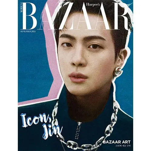 BAZAAR Korea Magazine 2024-09 [Cover : Jin] – Choice Music LA