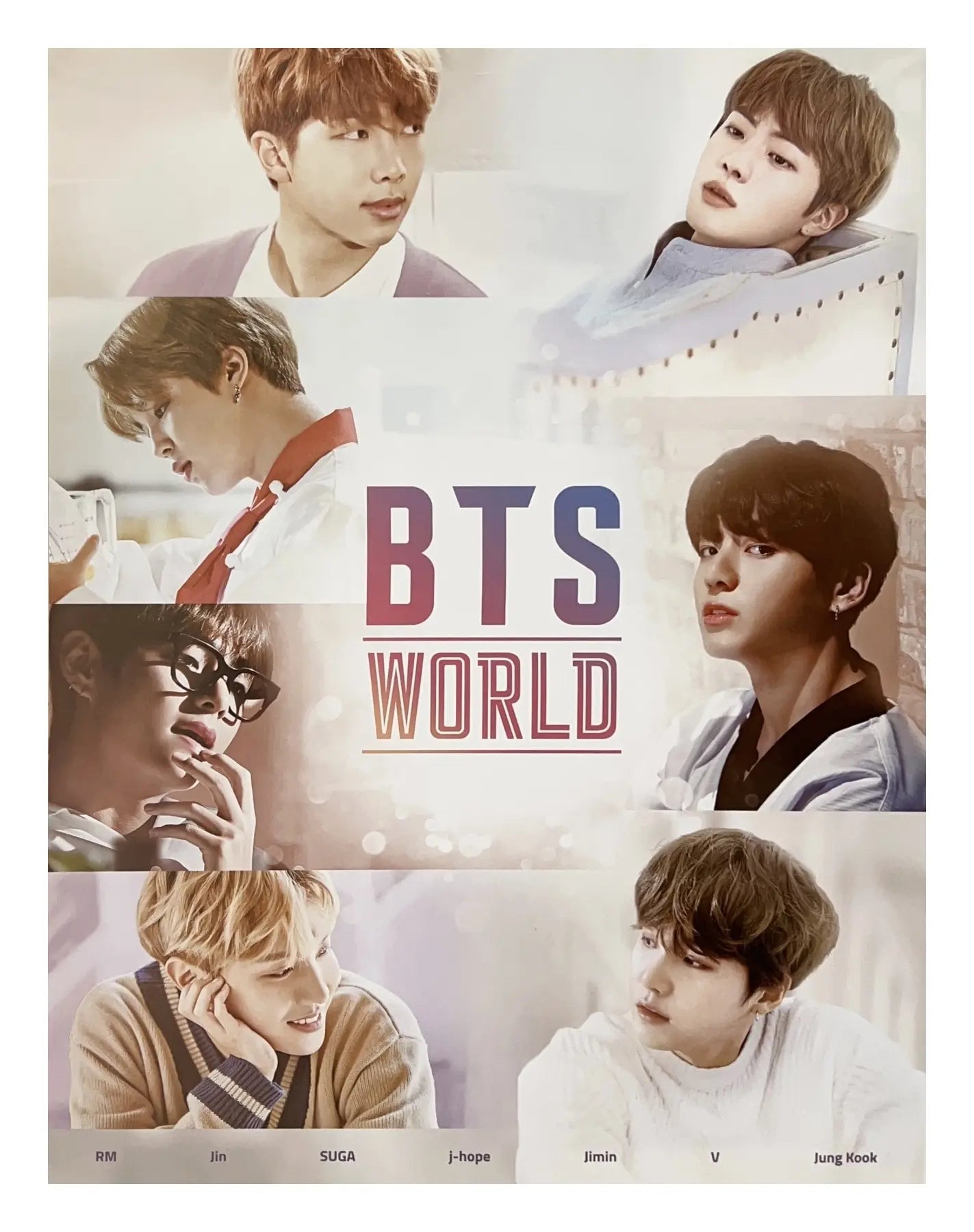 BTS World Official Sound Track Official Poster - Photo Concept 1 ...