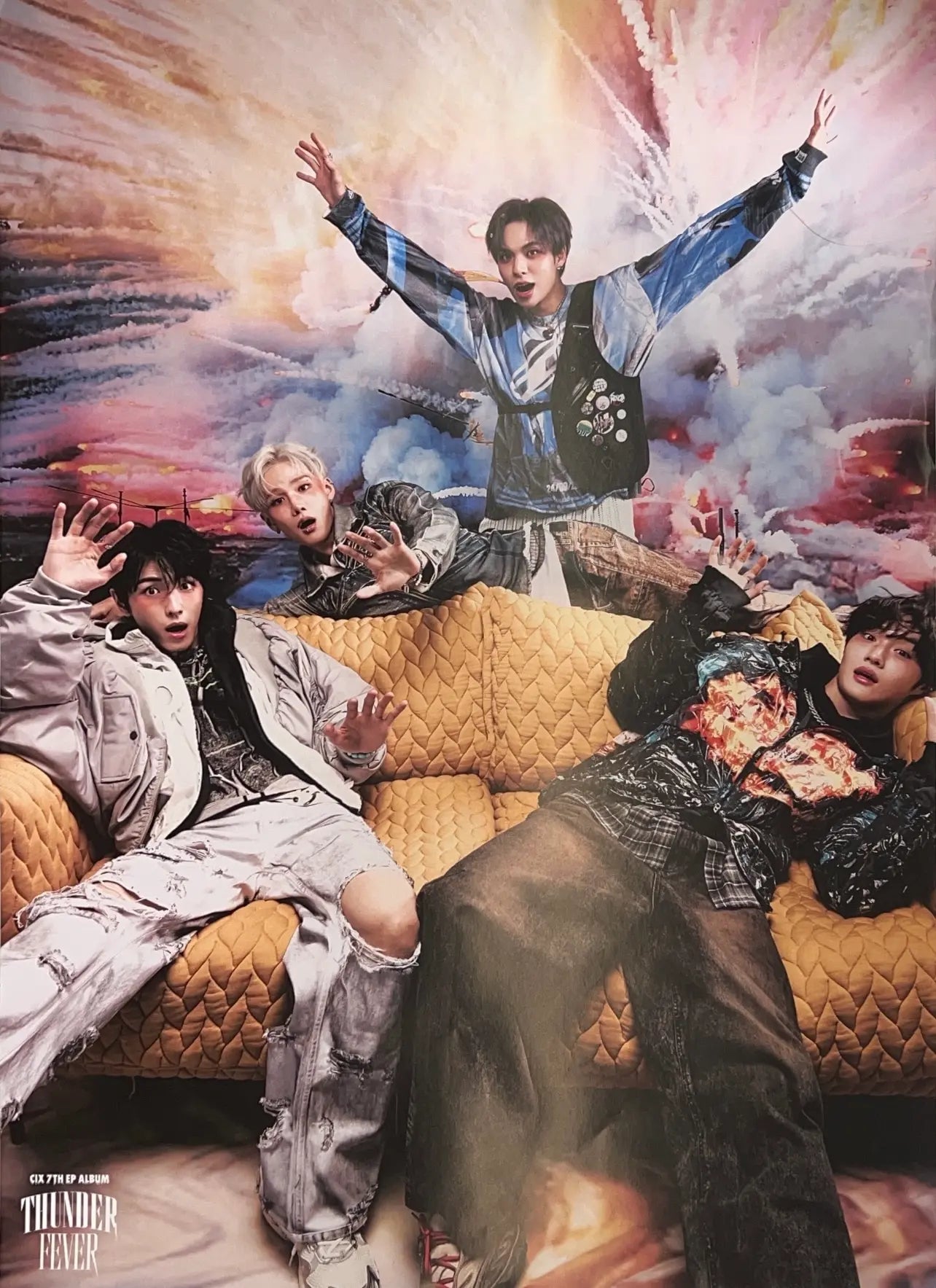CIX 7th Mini Album THUNDER Official Poster - Photo Concept Fever ...