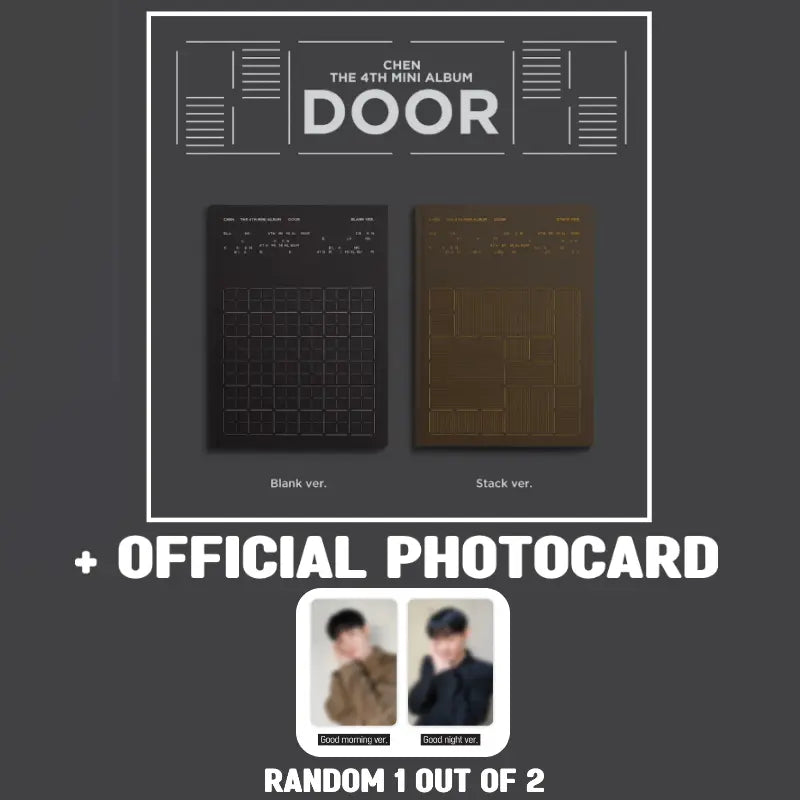 Chen 4th Mini Album - DOOR + Photocard – Choice Music LA