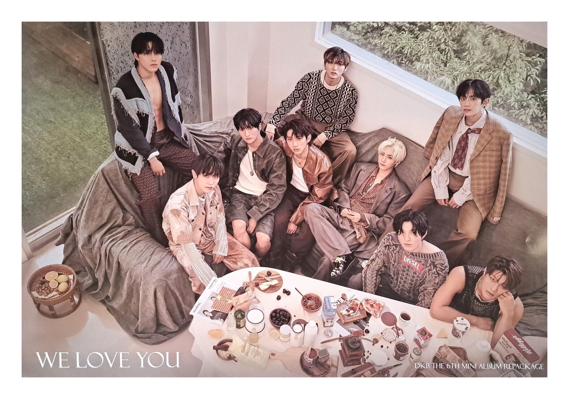 DKB 6th Mini Album We Love You Official Poster - Photo Concept Day – Choice Music LA