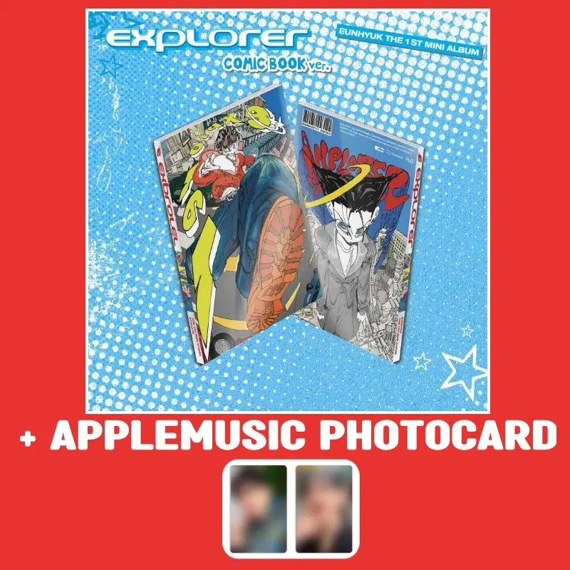 EUNHYUK 1st Mini Album - EXPLORER (Comic Book Ver.) + APPLEMUSIC Photo ...