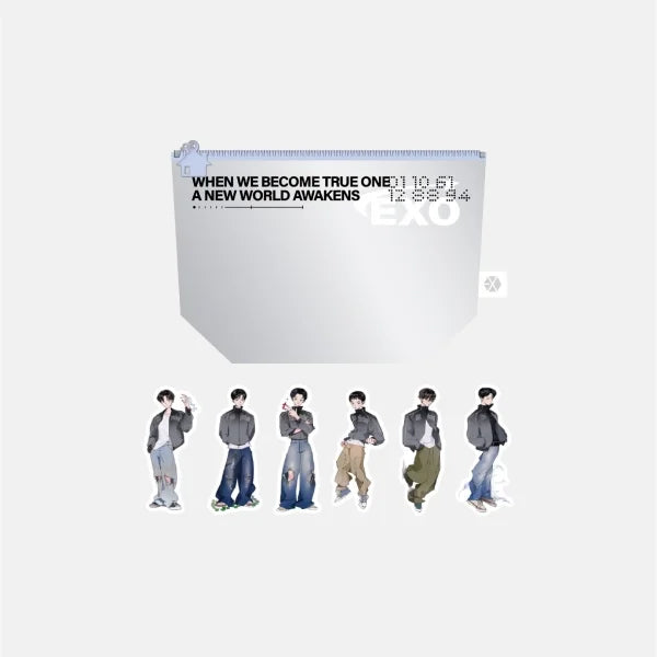 [Pre-Order] EXO 2025 Fanmeeting Official Merchandise - Pouch + Sticker ...