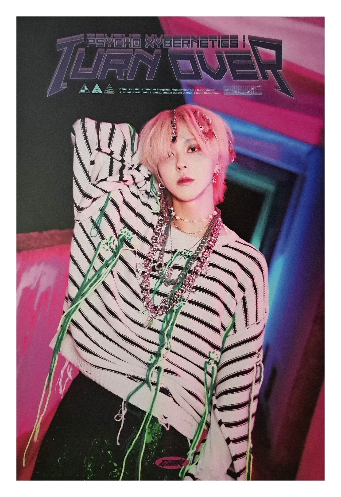 GIUK 1st Mini Album - Psycho Xybernetics TURN OVER Official Poster - P ...