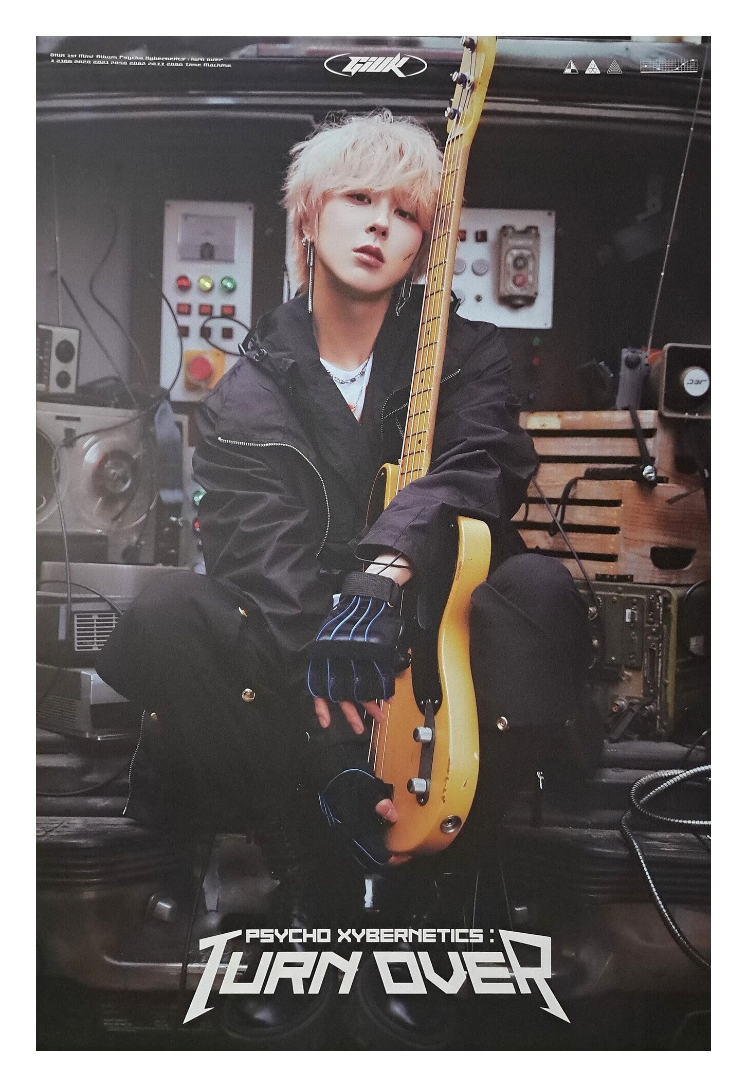 GIUK 1st Mini Album - Psycho Xybernetics TURN OVER Official Poster - P ...