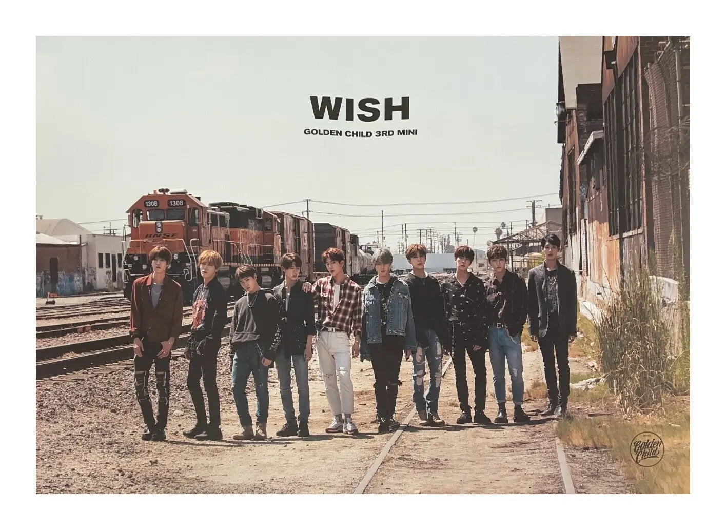 Golden Child 3rd Mini Album Wish Official Poster - Photo Concept B ...