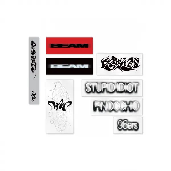 HOSHI X WOOZI BEAM Official Merchandise - Laptop Sticker Set – Choice ...