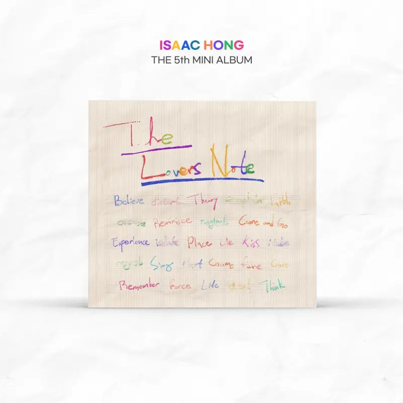 Isaac Hong 5th Mini Album - The Lovers Note – Choice Music LA