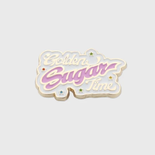 Jungwoo Golden Sugar Time Official Merchandise - Badge – Choice Music LA