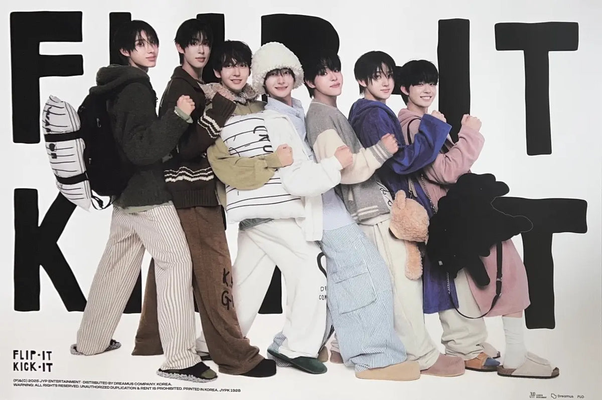 KickFlip 1st Mini Album Flip it, Kick it! Official Poster - Photo Conc ...