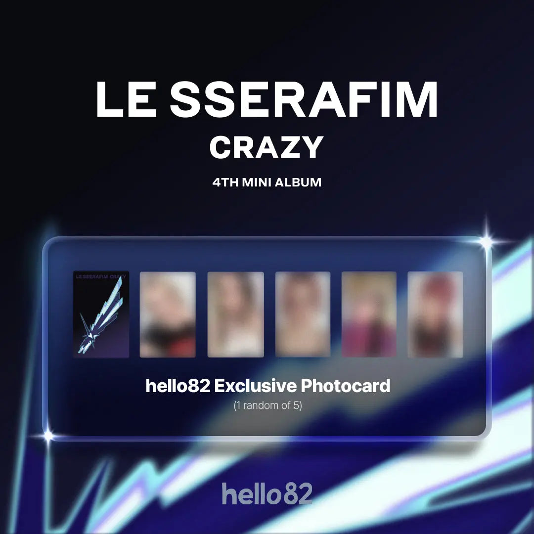 Le Sserafim 4th Mini Album - CRAZY (hello82 Exclusive) – Choice Music LA