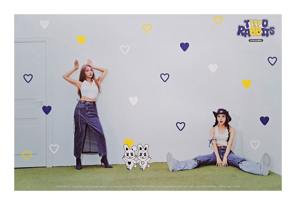MAMAMOO+ 1st Mini Album TWO RABBITS Official Poster - Photo Concept 3 – Choice Music LA