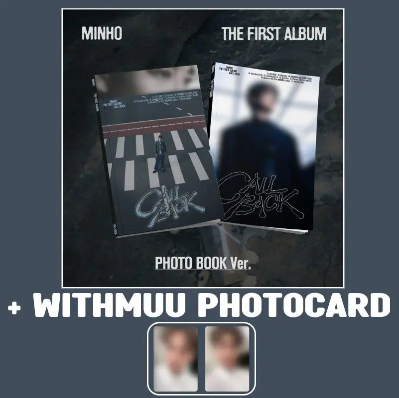 Minho 1st Album - CALL BACK (Photobook Ver.) + WITHMUU Photocard ...