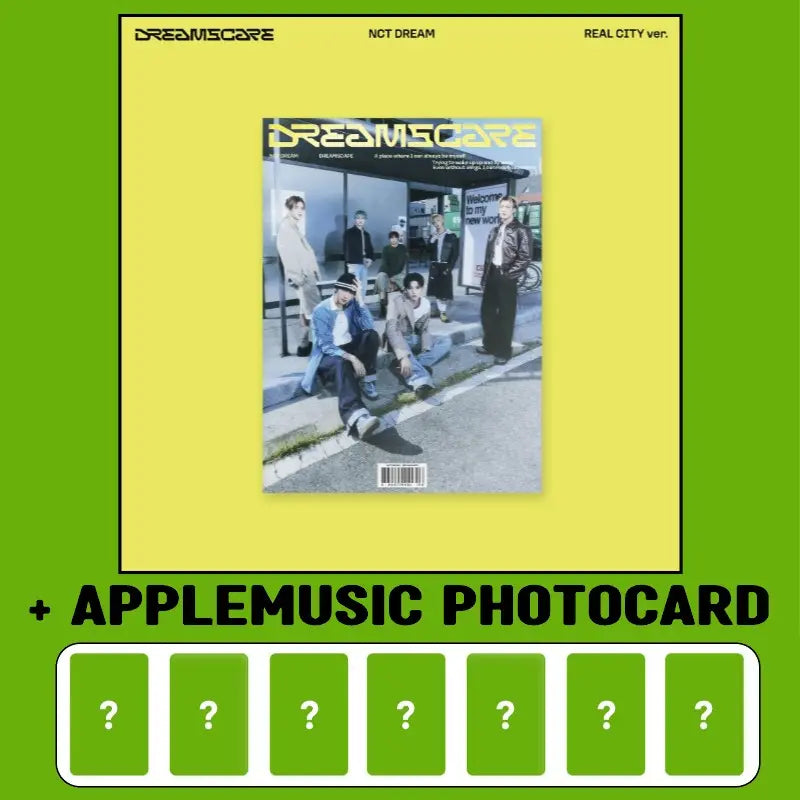 NCT DREAM 4th Album - DREAMSCAPE (REAL CITY Ver.) + APPLEMUSIC Photoca ...