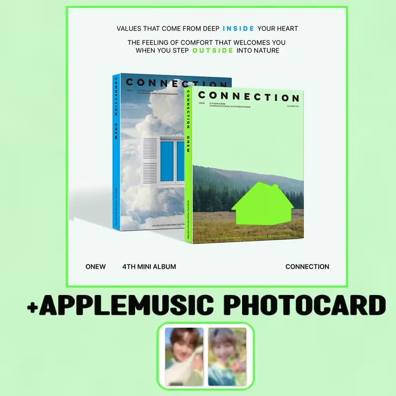 [Pre-Order] ONEW 4th Mini Album - Connection (Photobook Ver.) + APPLEM ...