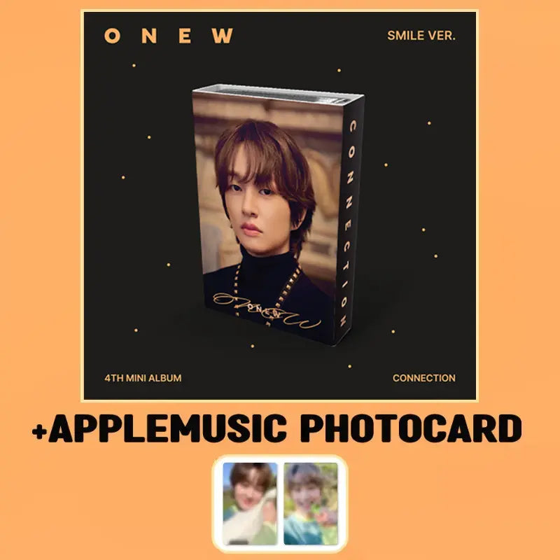 ONEW 4th Mini Album - Connection (Smile Ver.) + APPLEMUSIC Photocard ...