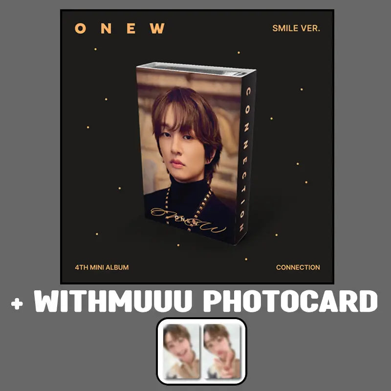 [Pre-Order] ONEW 4th Mini Album - Connection (Smile Ver.) + WITHMUU Ph ...