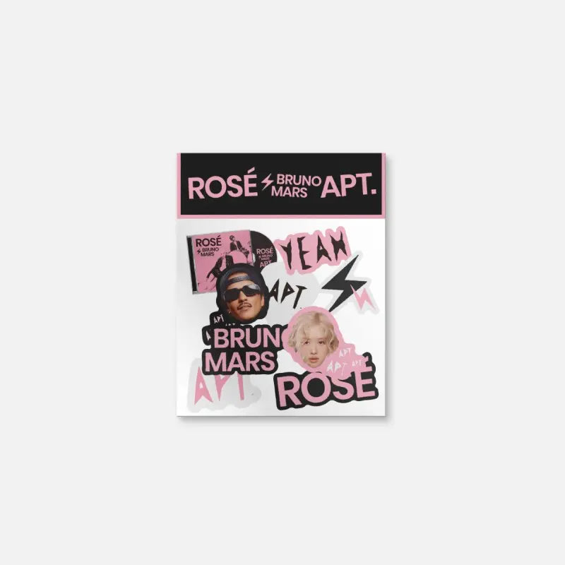 Rosé APT Official Merchandise - Removable Sticker Pack – Choice Music LA