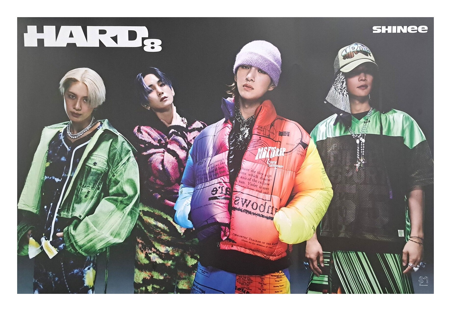 SHINee 8th Album HARD (Photobook Ver.) Official Poster - Photo Concept ...