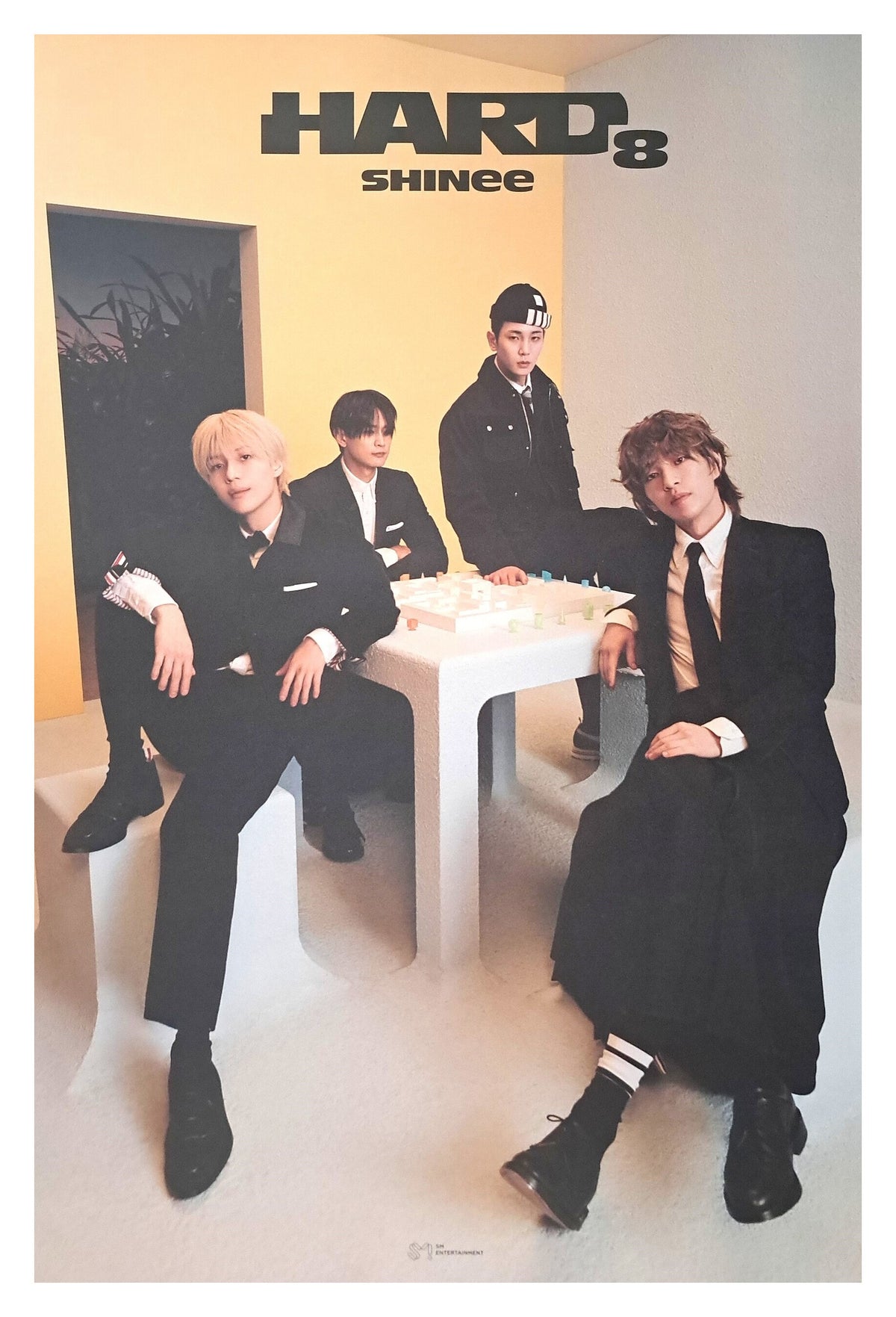 SHINee 8th Album HARD (Photobook Ver.) Official Poster - Photo Concept ...