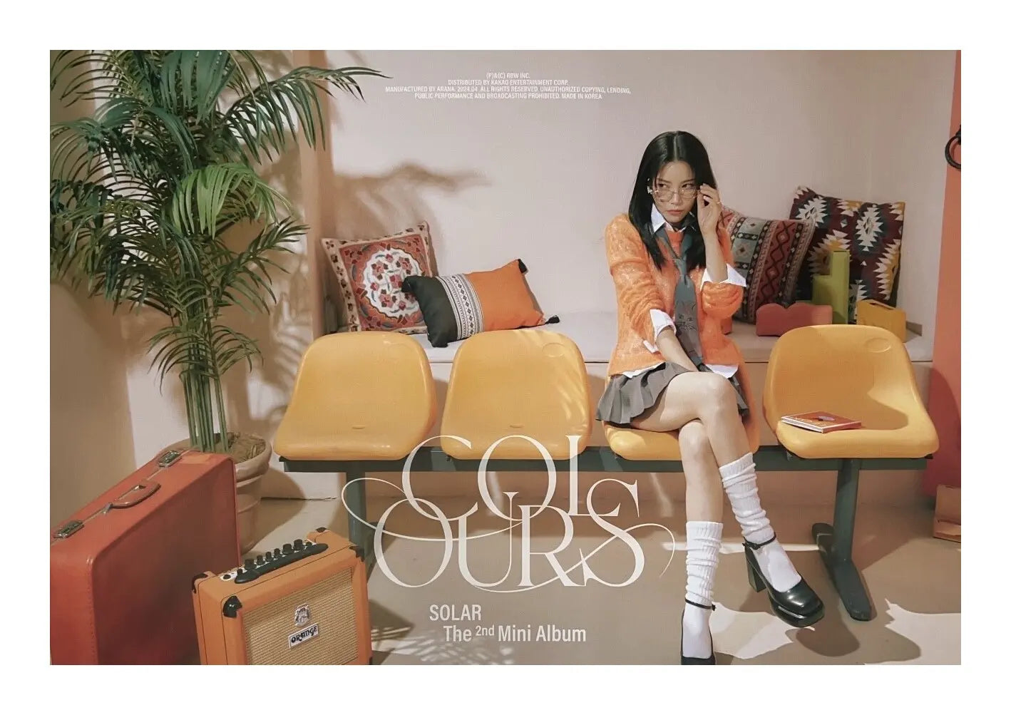 Solar 2nd Mini Album COLOURS (Palette Ver.) Official Poster - Photo Co ...