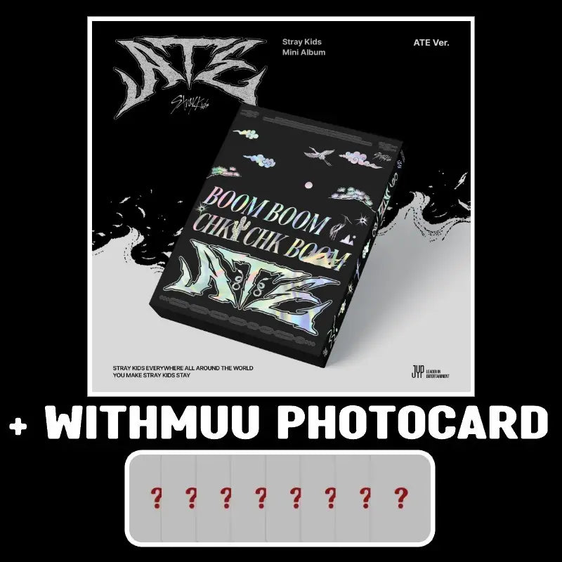 Stray Kids Mini Album - ATE (ATE Ver.) (Limited Ver.) + WITHMUU Photoc ...