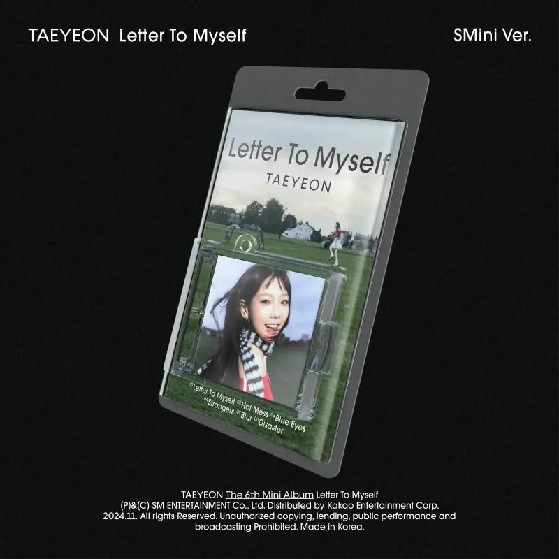 TAEYEON 6th Mini Album - Letter To Myself (SMini Ver.) – Choice Music LA
