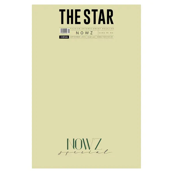 THE STAR Magazine 2025-09 [Cover : NOWZ] + Photocard – Choice Music LA