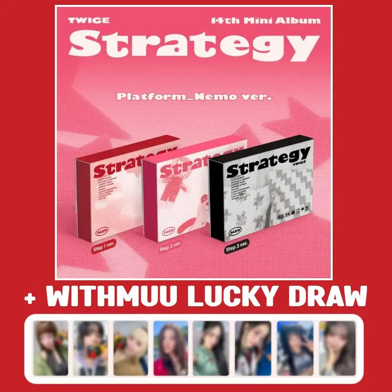 TWICE 14th Mini Album - STRATEGY (Platform_Nemo Ver.) + WITHMUU Lucky – Choice Music LA