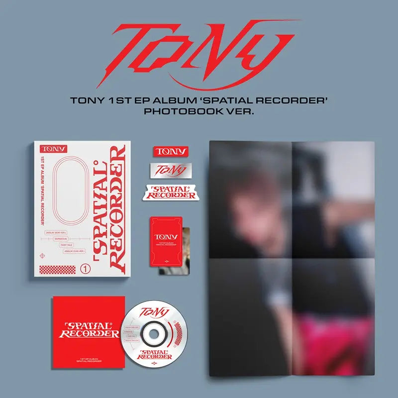 Tony 1st EP Album - SPATIAL RECORDER (Photobook Ver.) – Choice Music LA