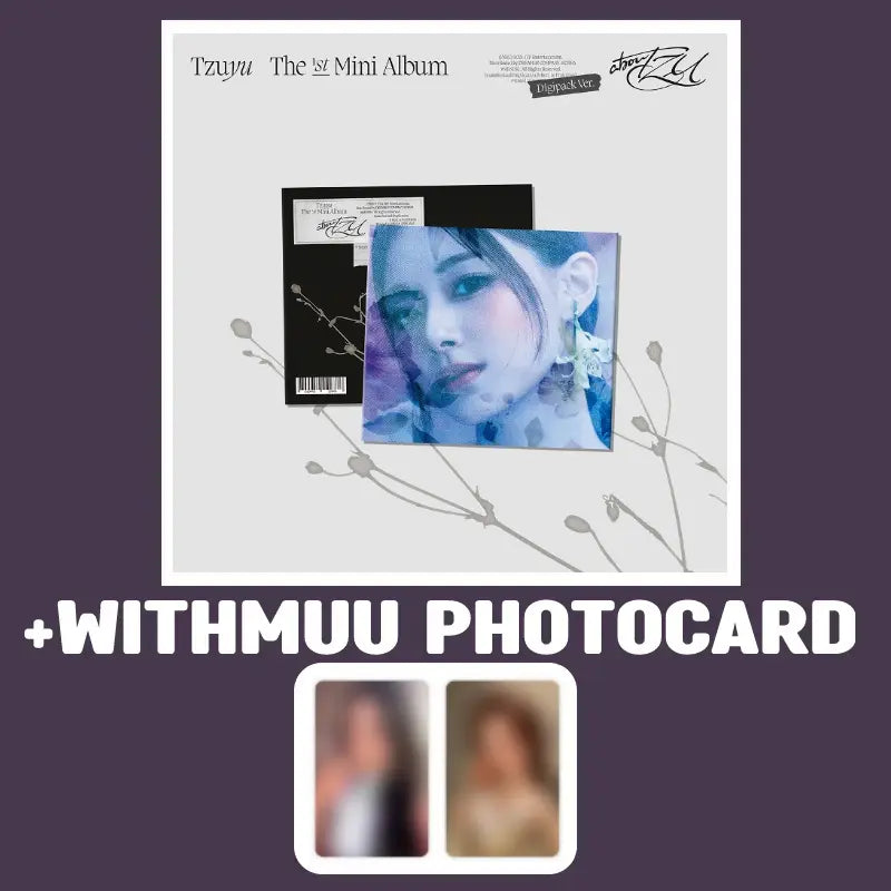 Tzuyu 1st Mini Album - abouTZU (Digipack Ver.) + WITHMUU Photocard ...