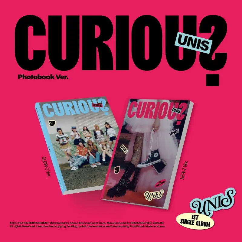 UNIS 1st Single Album - CURIOUS (Photobook Ver.) – Choice Music LA