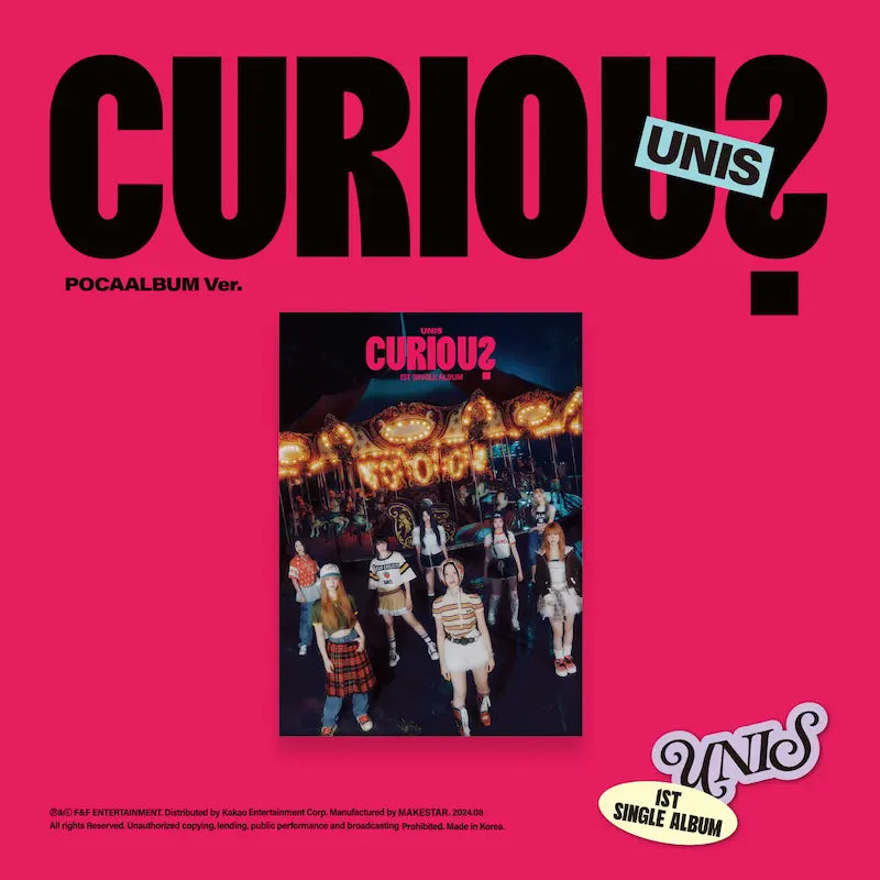 UNIS 1st Single Album - CURIOUS (Poca Album) – Choice Music LA