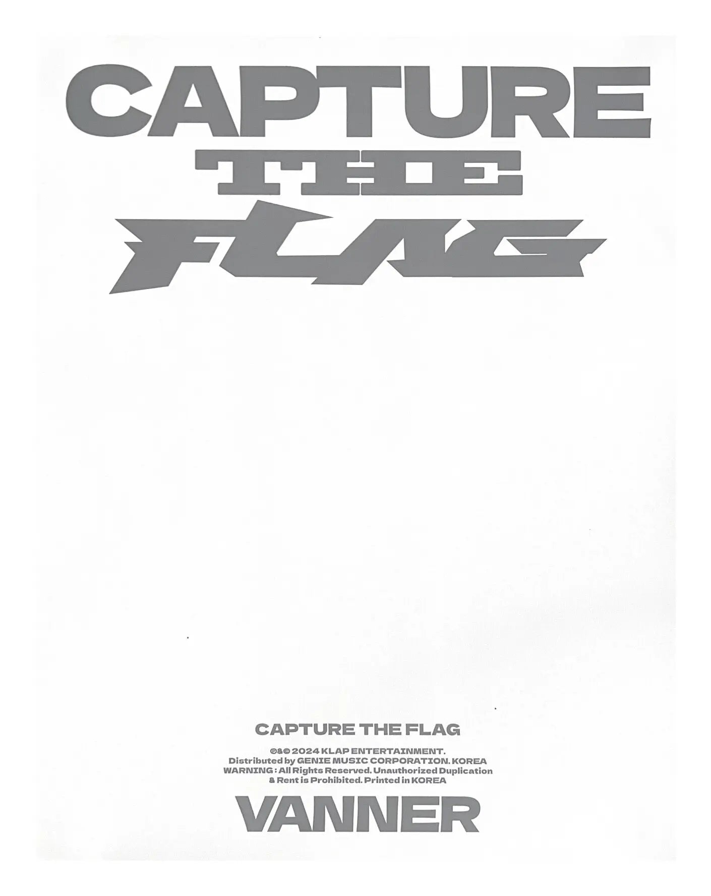 VANNER 2nd Mini Album CAPTURE THE FLAG Official Poster - Photo Concept ...