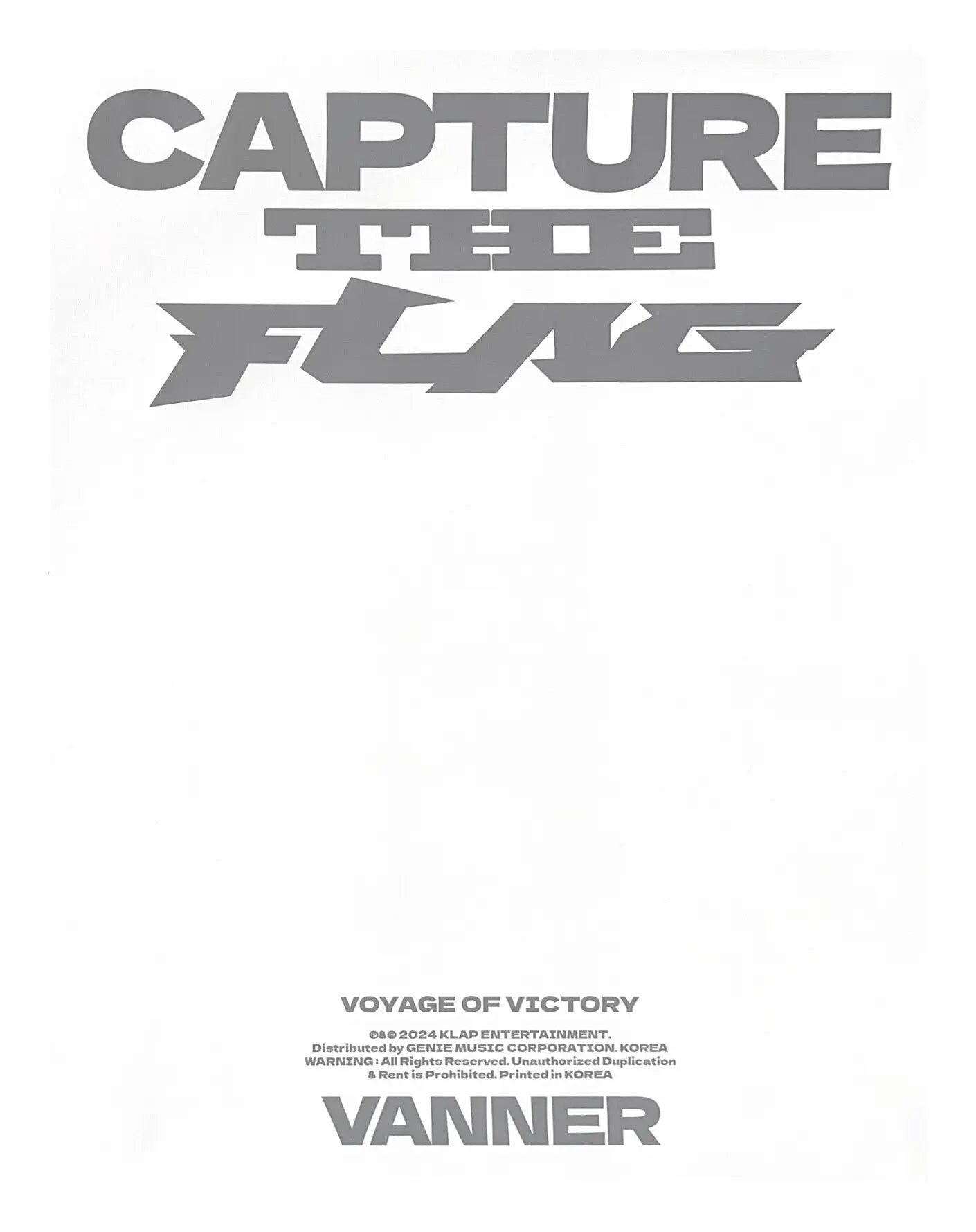 VANNER 2nd Mini Album CAPTURE THE FLAG Official Poster - Photo Concept ...