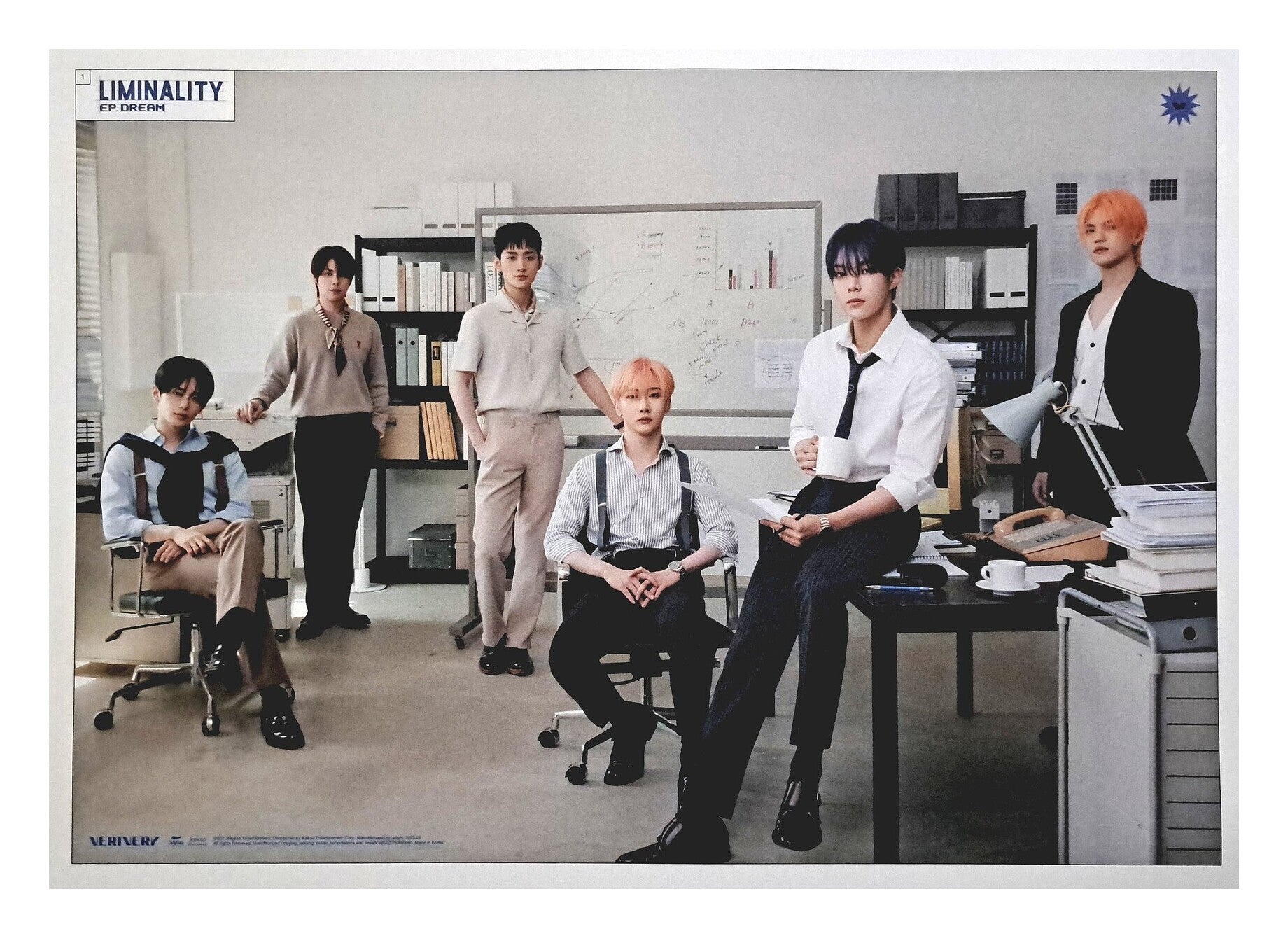 VERIVERY 7th Mini Album Liminality - EP.DREAM Official Poster - Photo – Choice Music LA