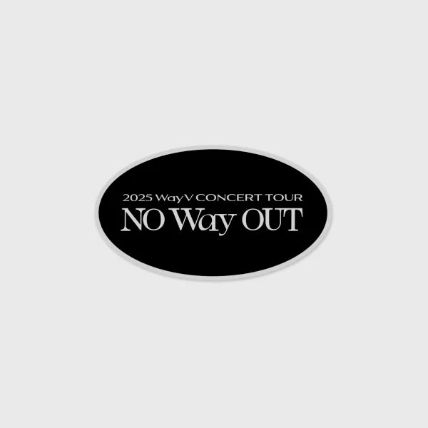 [Pre-Order] WayV NO Way OUT Tour Official Merchandise - Logo Badge ...