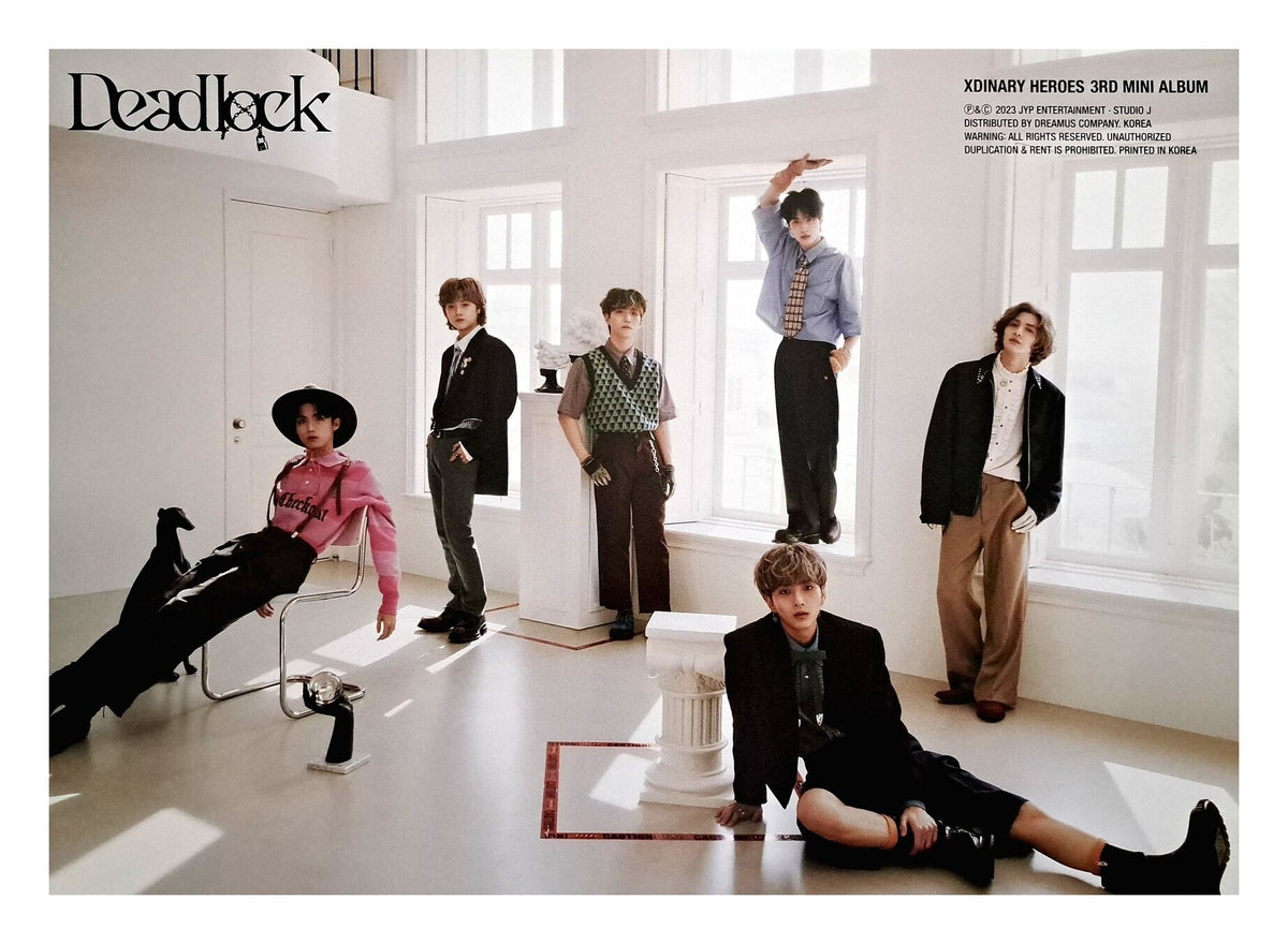 Xdinary Heroes 3rd Mini Album Deadlock Official Poster - Photo Concept ...