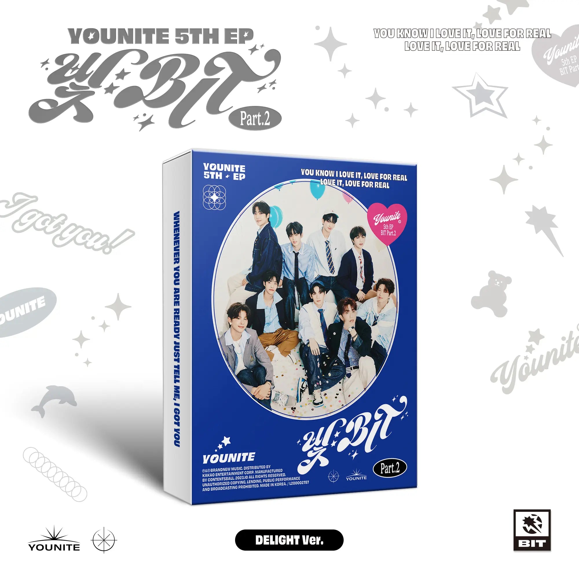 YOUNITE 5th EP Album - 빛 : BIT Part.2 – Choice Music LA