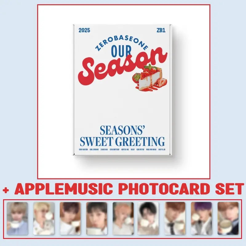 ZEROBASEONE 2025 Season's Greetings + APPLEMUSIC Photocard Set – Choice Music LA