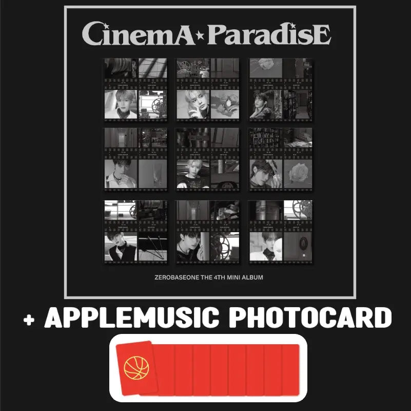 ZEROBASEONE 4th Mini Album - CINEMA PARADISE (Digipack Ver.) + APPLEMU – Choice Music LA