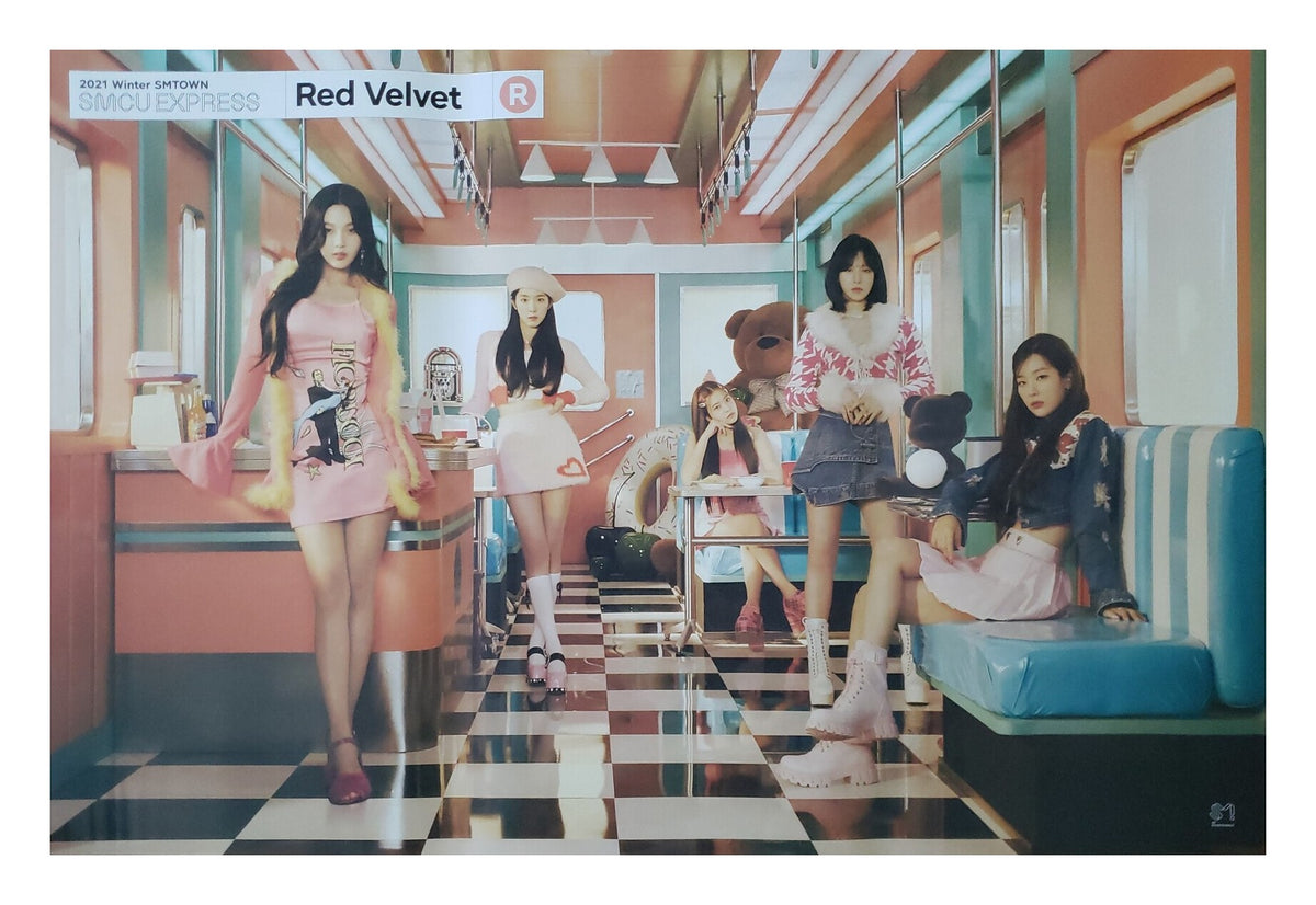 2021 Winter SM Town : SMCU Express Official Poster - Photo Concept Red ...
