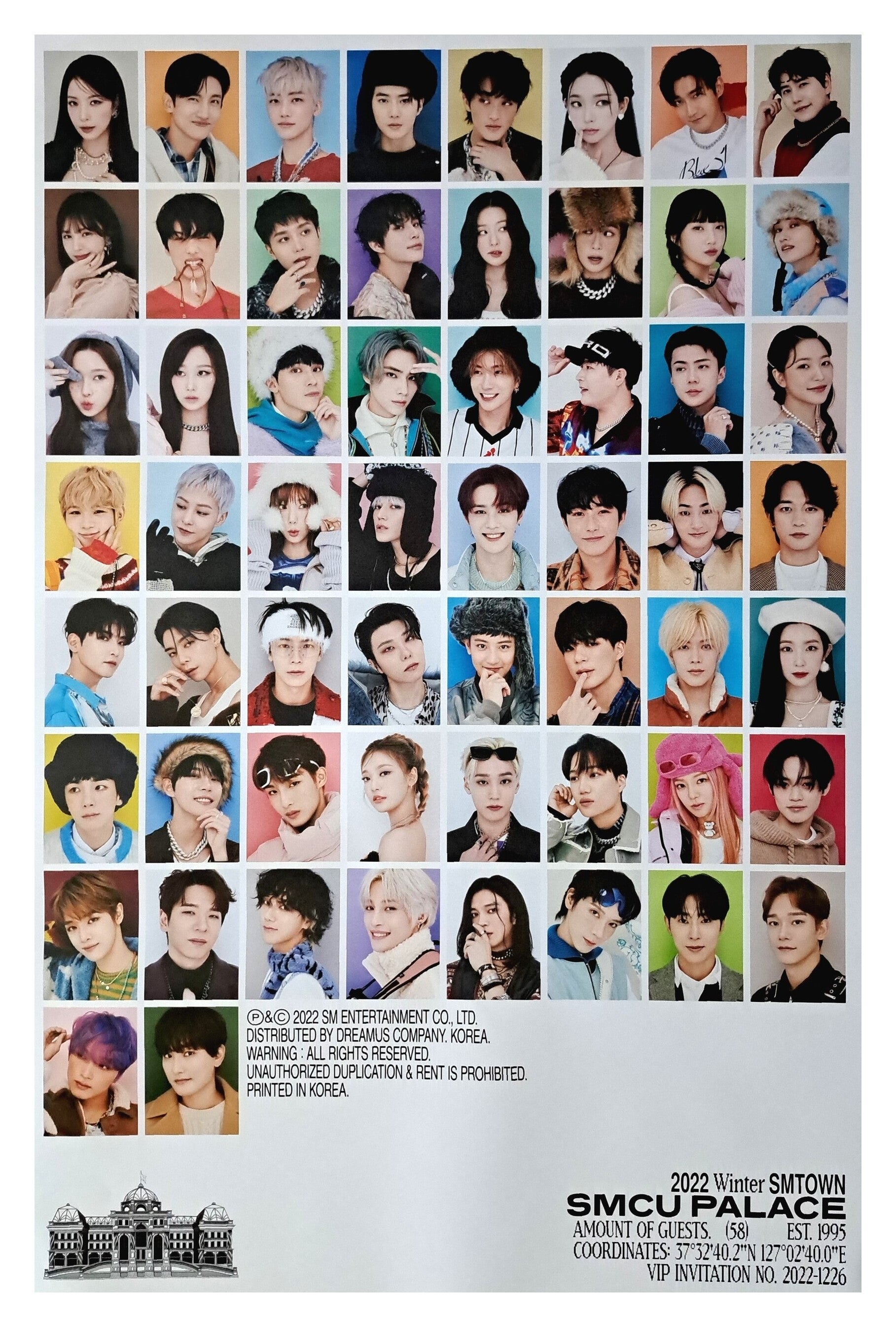 2022 Winter SM Town : SMCU Palace Official Poster - Photo Concept Port ...