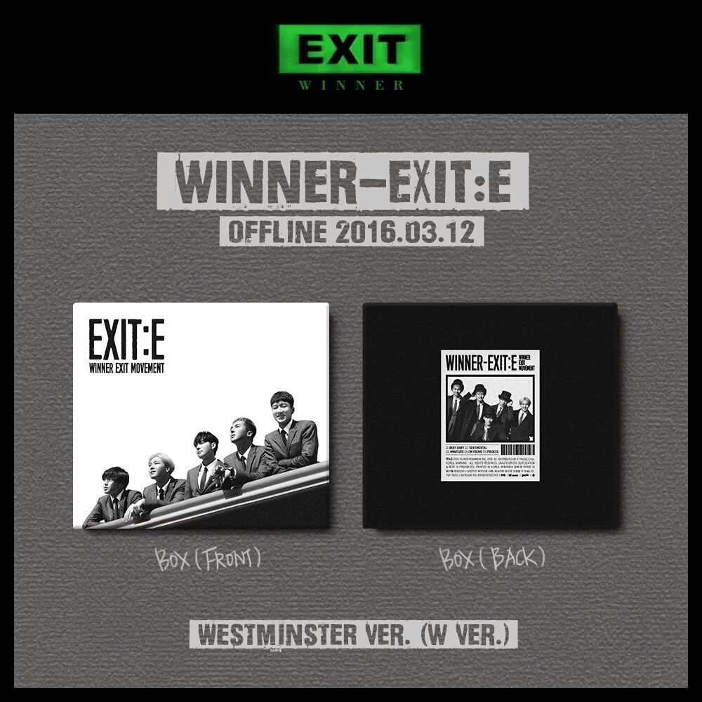 WINNER - Mini Album Vol.1 [EXIT : E] W Version – Choice Music LA