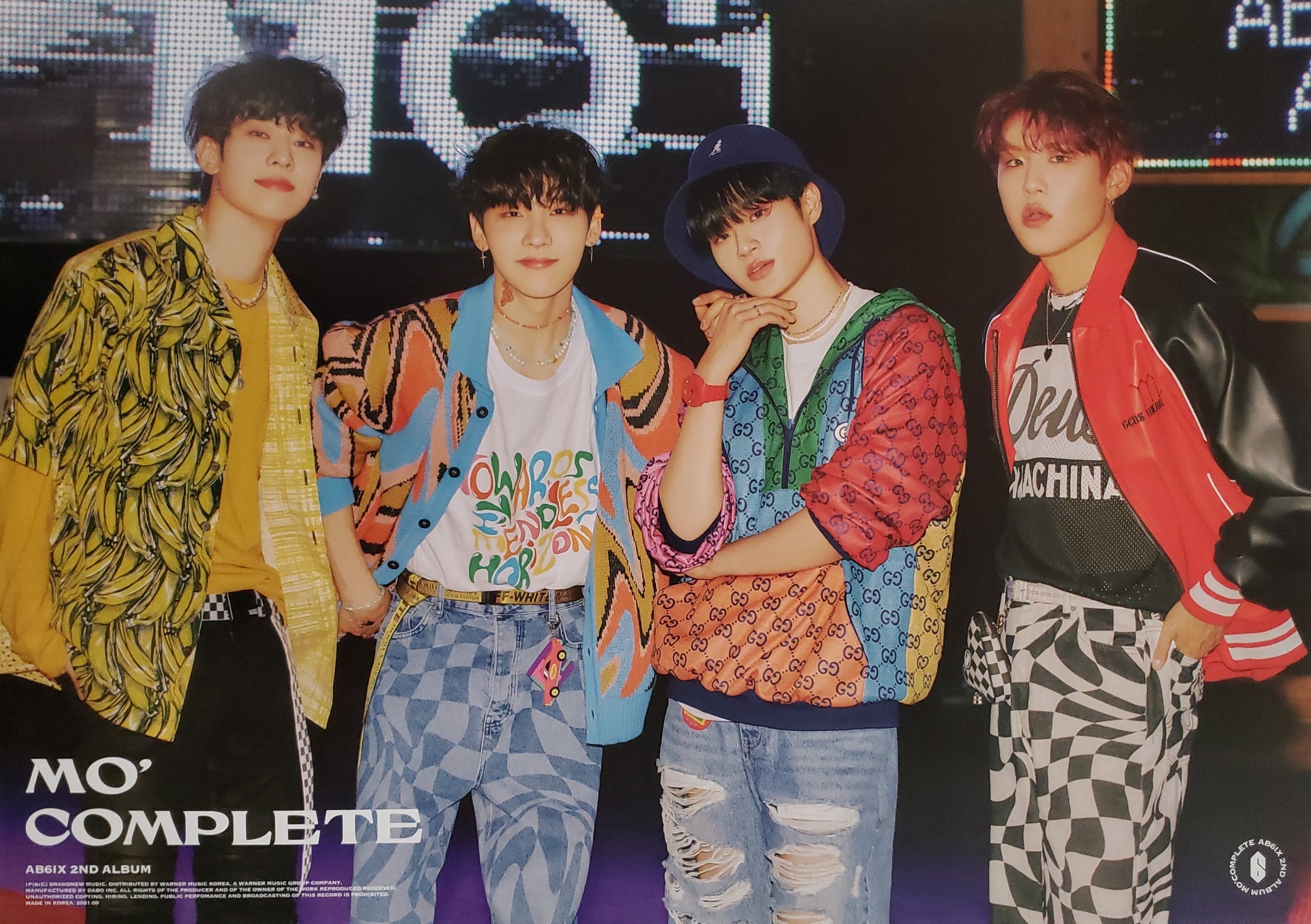 AB6IX 2nd Album Mo'Complete Official Poster - Photo Concept X – Choice ...