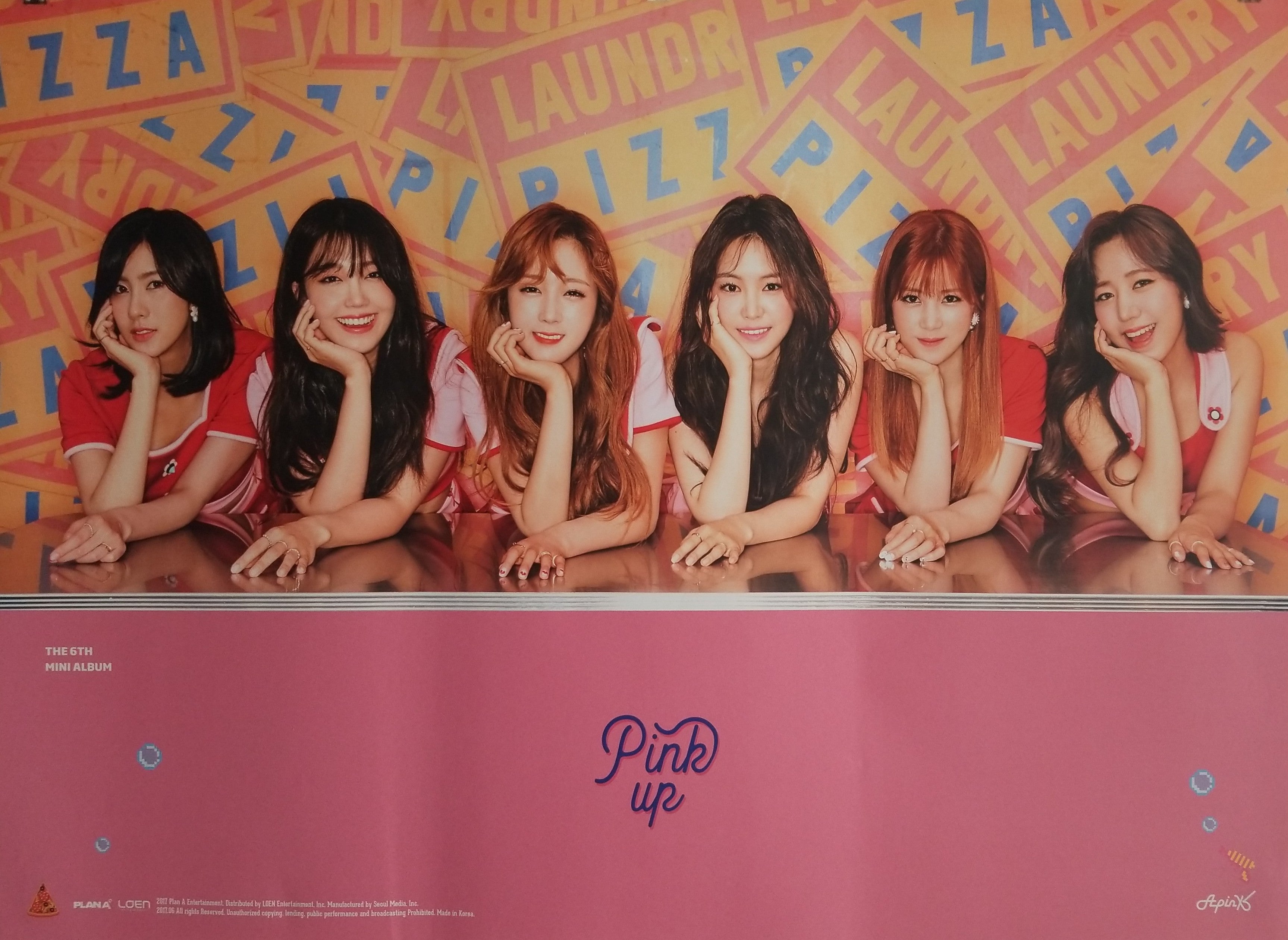 APINK 6th Mini Album Pink Up Official Poster - Photo Concept 1 – Choice ...